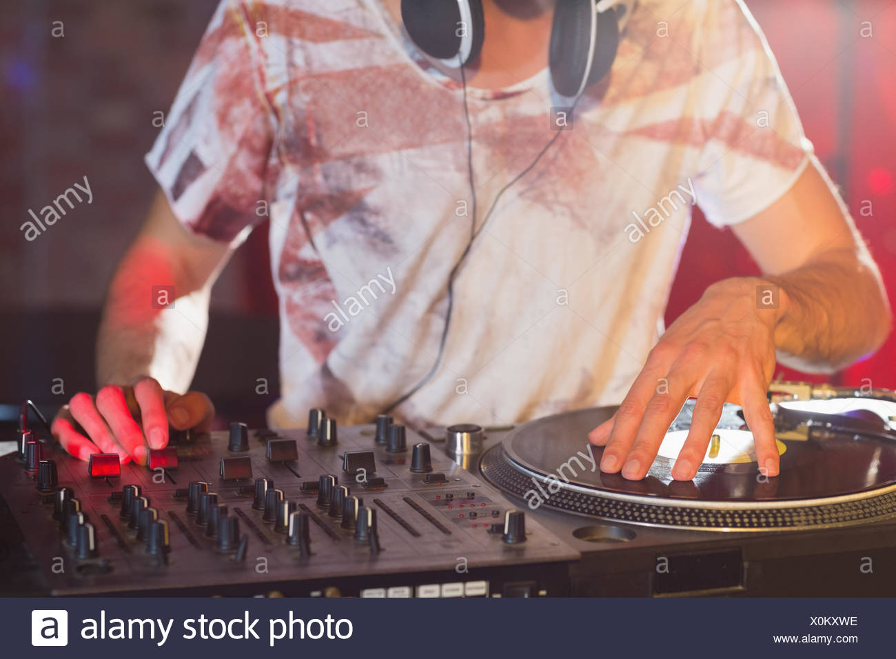 Dj Spinning Decks High Resolution Stock Photography and Images - Alamy
