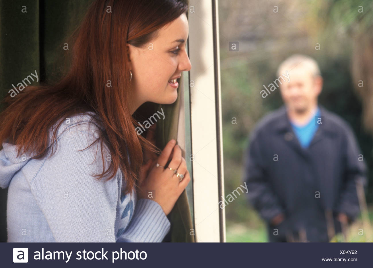 Man Stalking Girl High Resolution Stock Photography and Images - Alamy