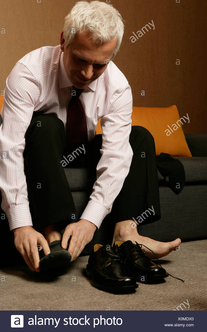 Businessman Socks High Resolution Stock Photography and Images - Alamy