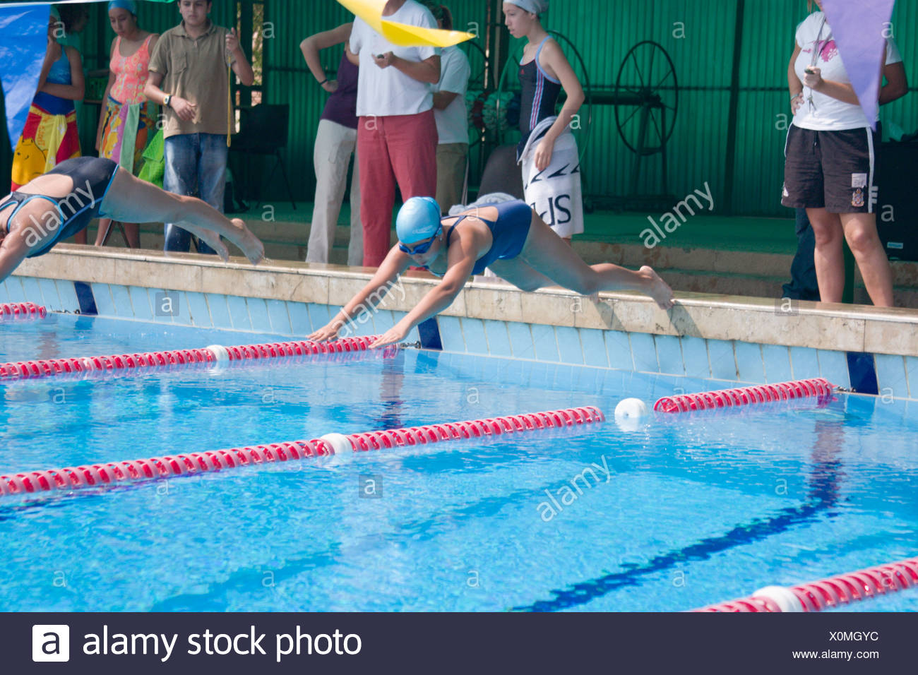 Diving Competition Girls Stock Photos & Diving Competition Girls Stock ...