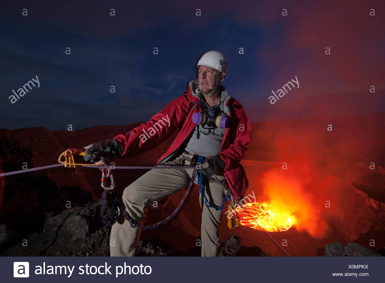 Volcanologist Lava Stock Photos & Volcanologist Lava Stock Images - Alamy