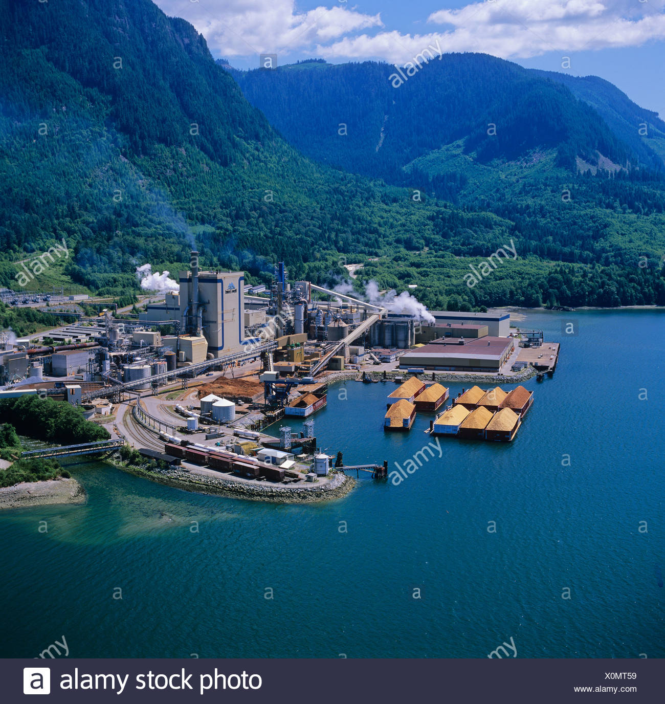Aerial Of Pulp And Paper Mill High Resolution Stock Photography and ...