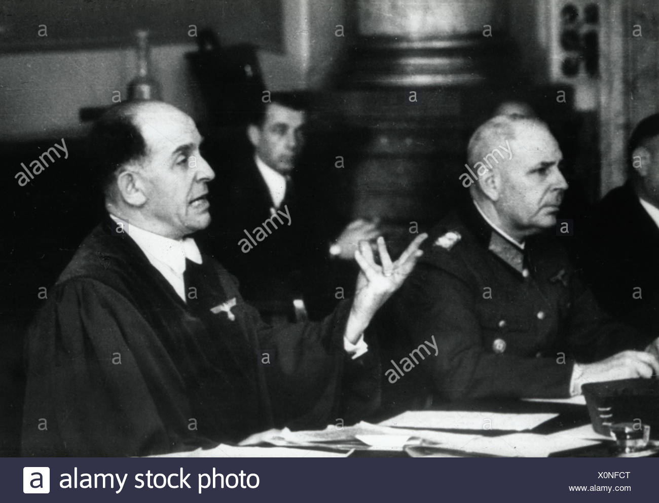 Roland Freisler Peoples Court High Resolution Stock Photography and ...