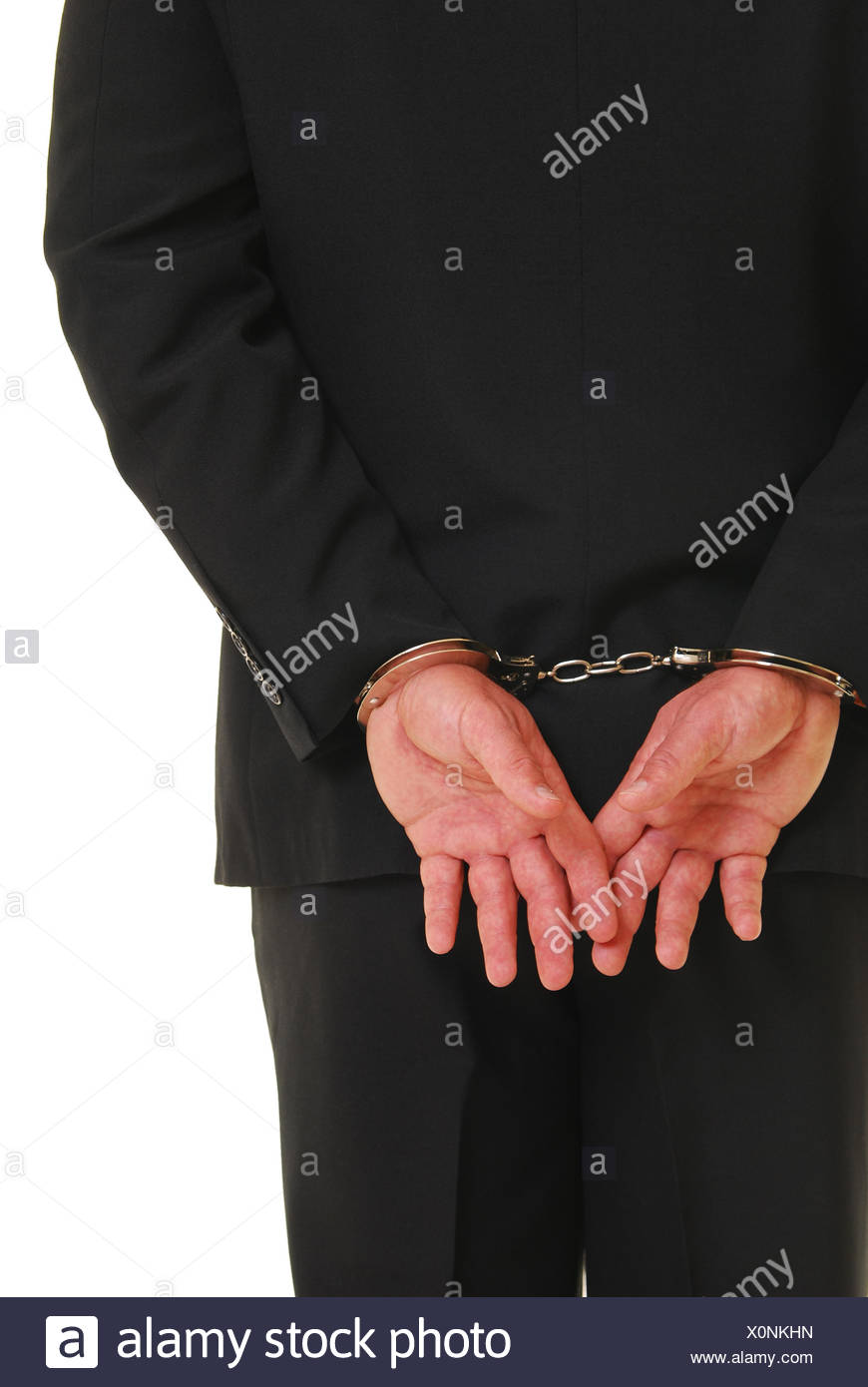 Handcuffed Man High Resolution Stock Photography and Images - Alamy