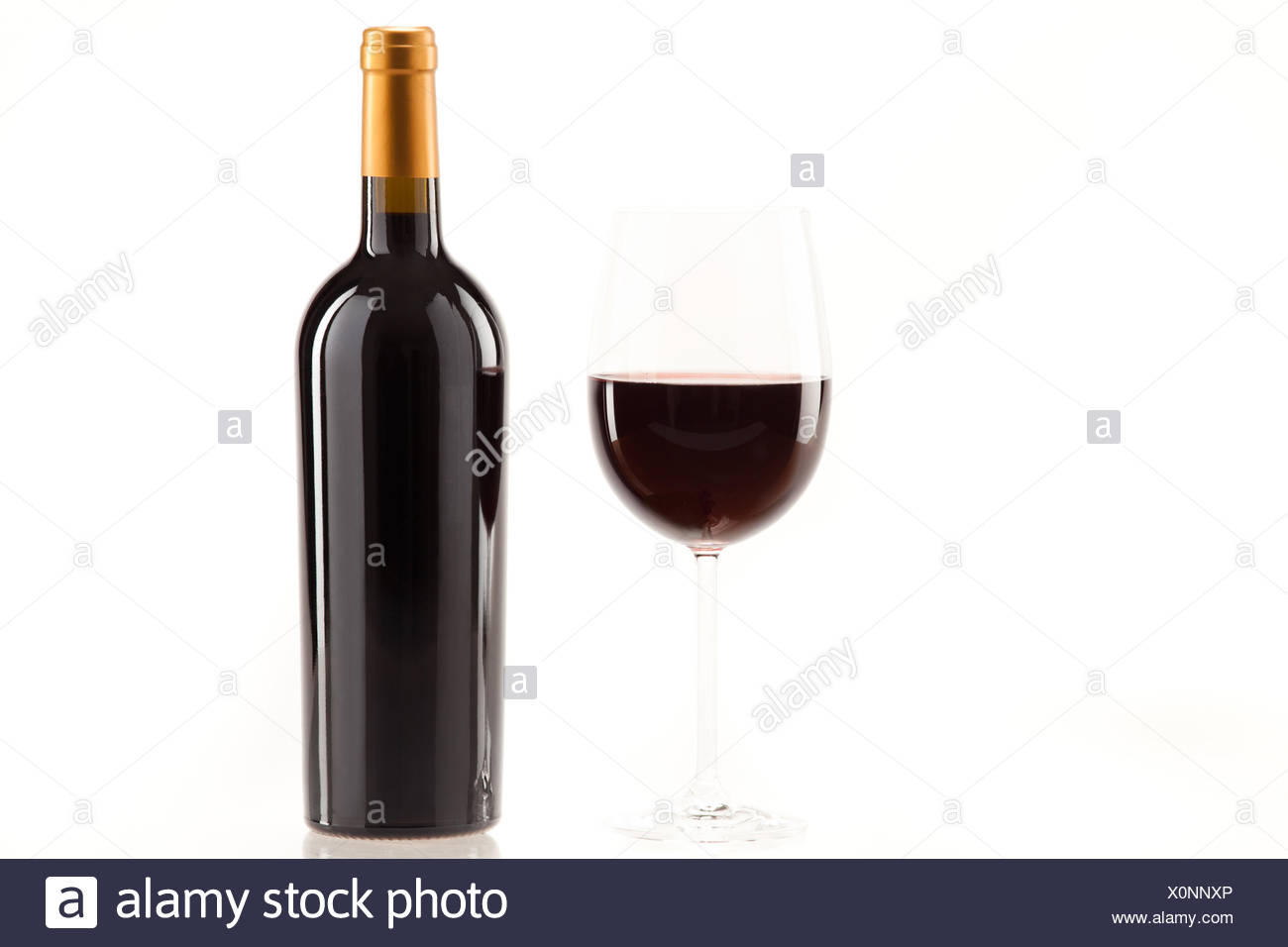 Wein Rotwein Flasche Weinflasche Glas High Resolution Stock Photography ...