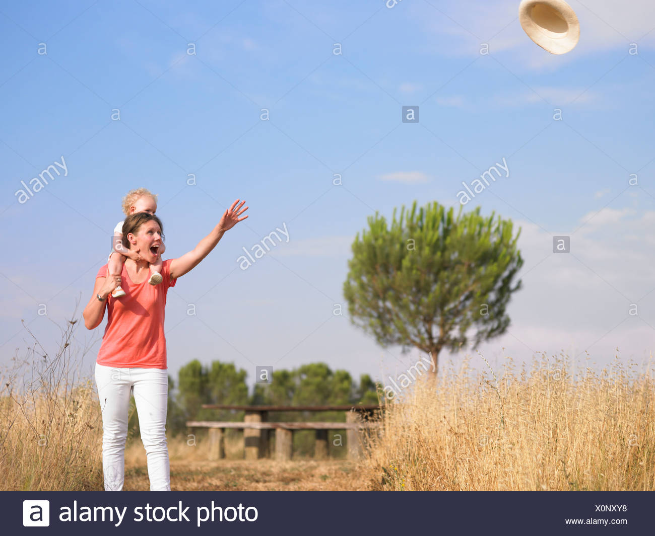 Wind Blowing Hat High Resolution Stock Photography and Images - Alamy