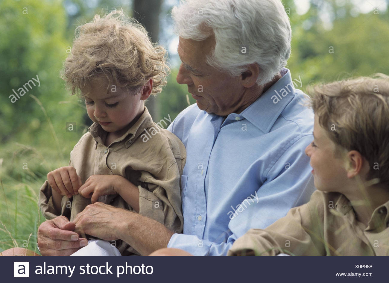 Boy Grandfather Model High Resolution Stock Photography and Images - Alamy