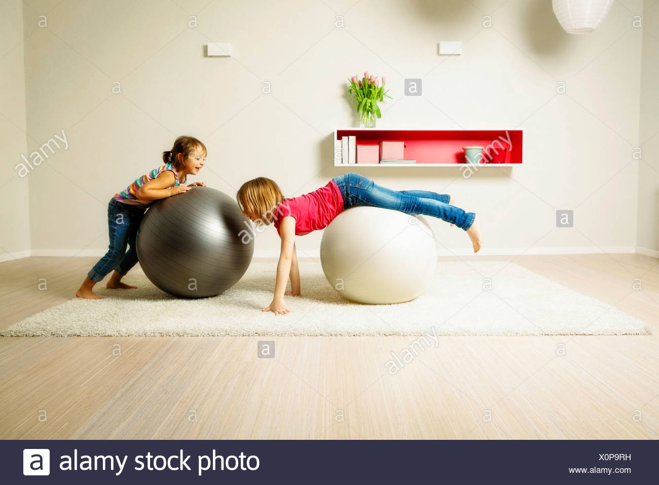 Child Bouncing Ball High Resolution Stock Photography and Images - Alamy