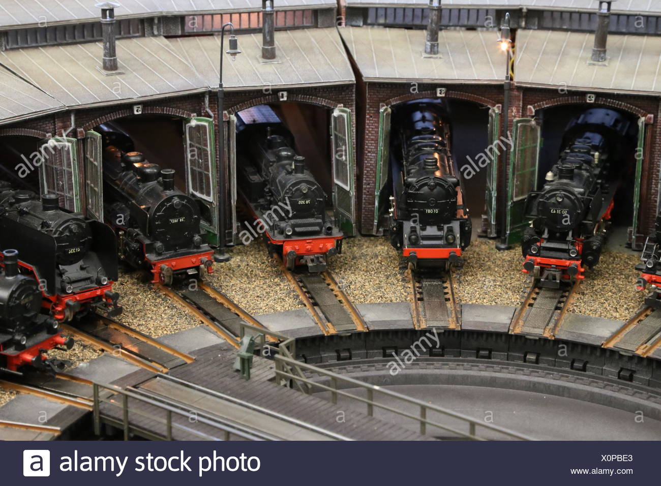 Railroad Turntable Roundhouse High Resolution Stock Photography and ...
