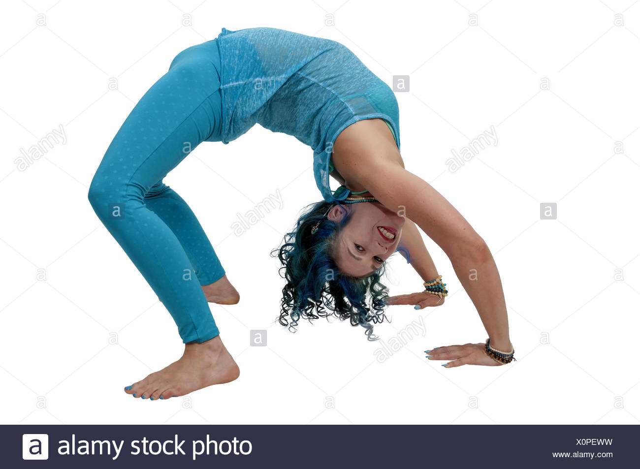 Girl Doing Backbend High Resolution Stock Photography and Images - Alamy