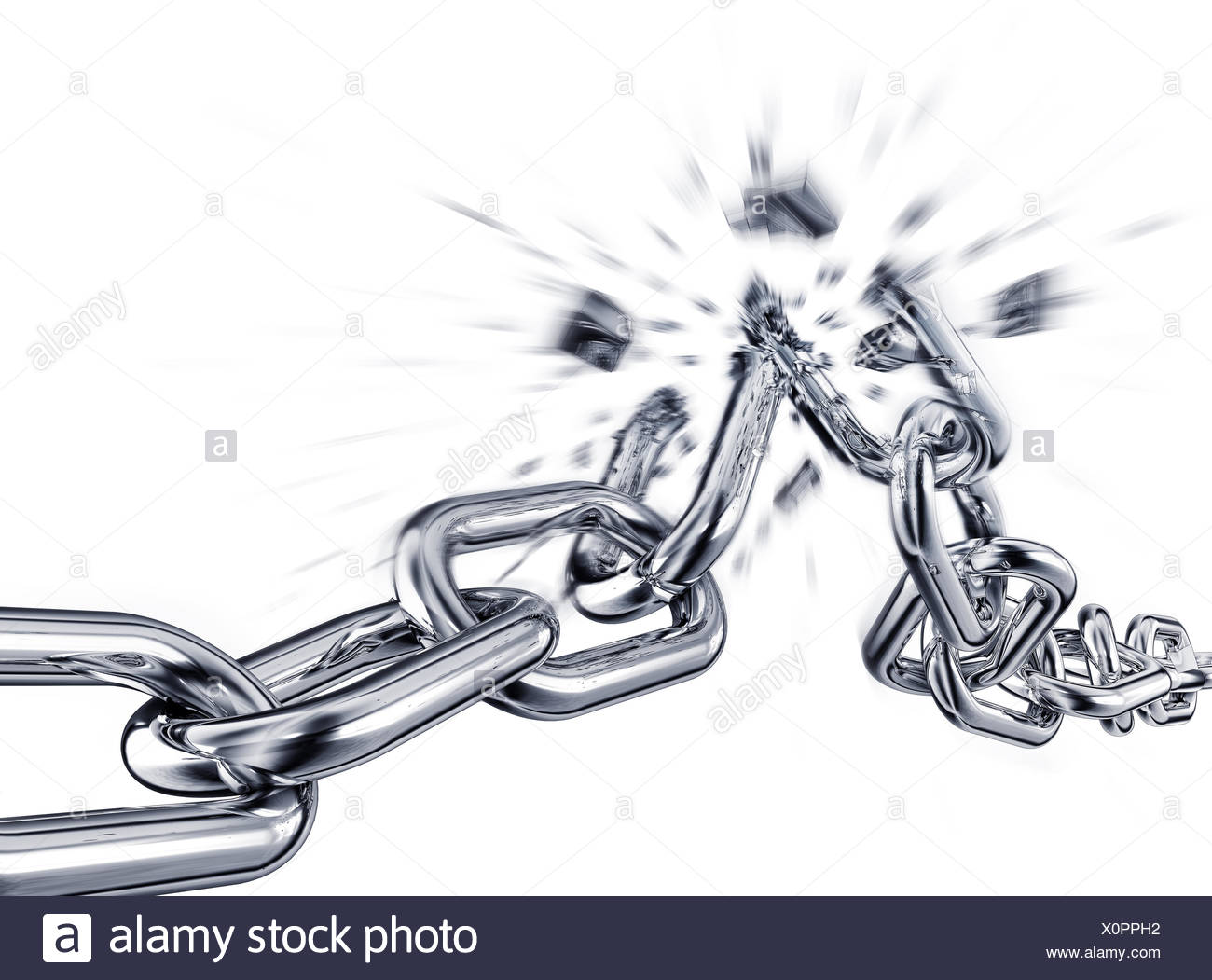 The Broken Chain High Resolution Stock Photography and Images - Alamy