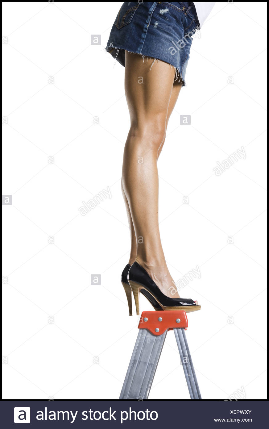 High Heels Ladder High Resolution Stock Photography and Images - Alamy