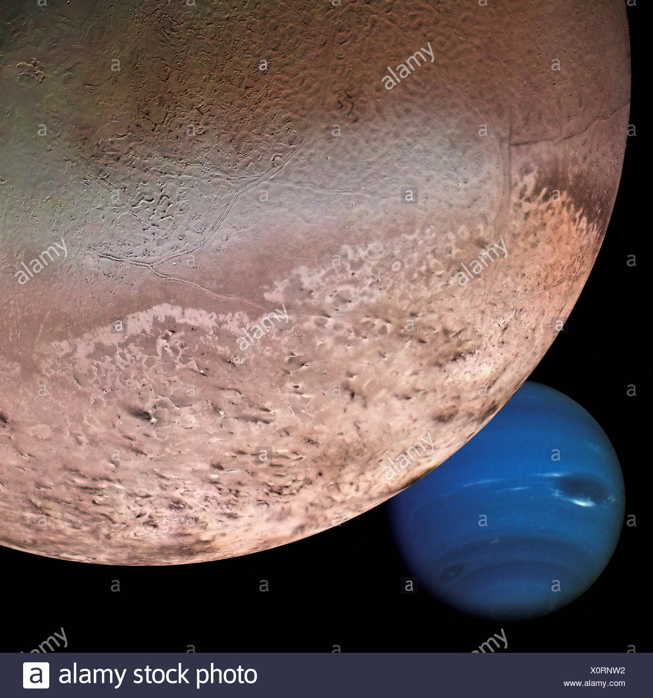 Triton Moon High Resolution Stock Photography and Images - Alamy