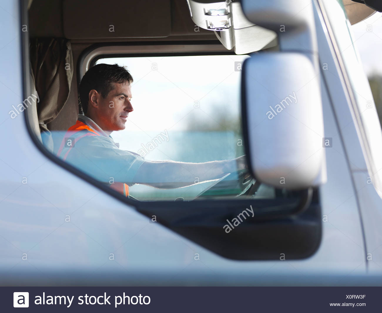 Truck With Driver High Resolution Stock Photography and Images - Alamy