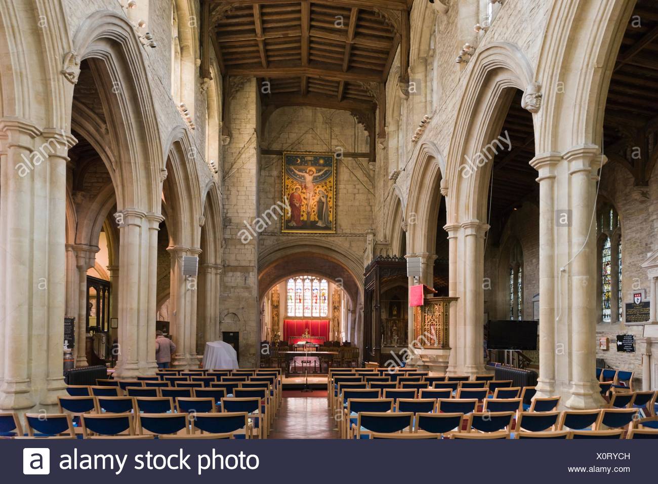 Burford Church Interior High Resolution Stock Photography and Images ...