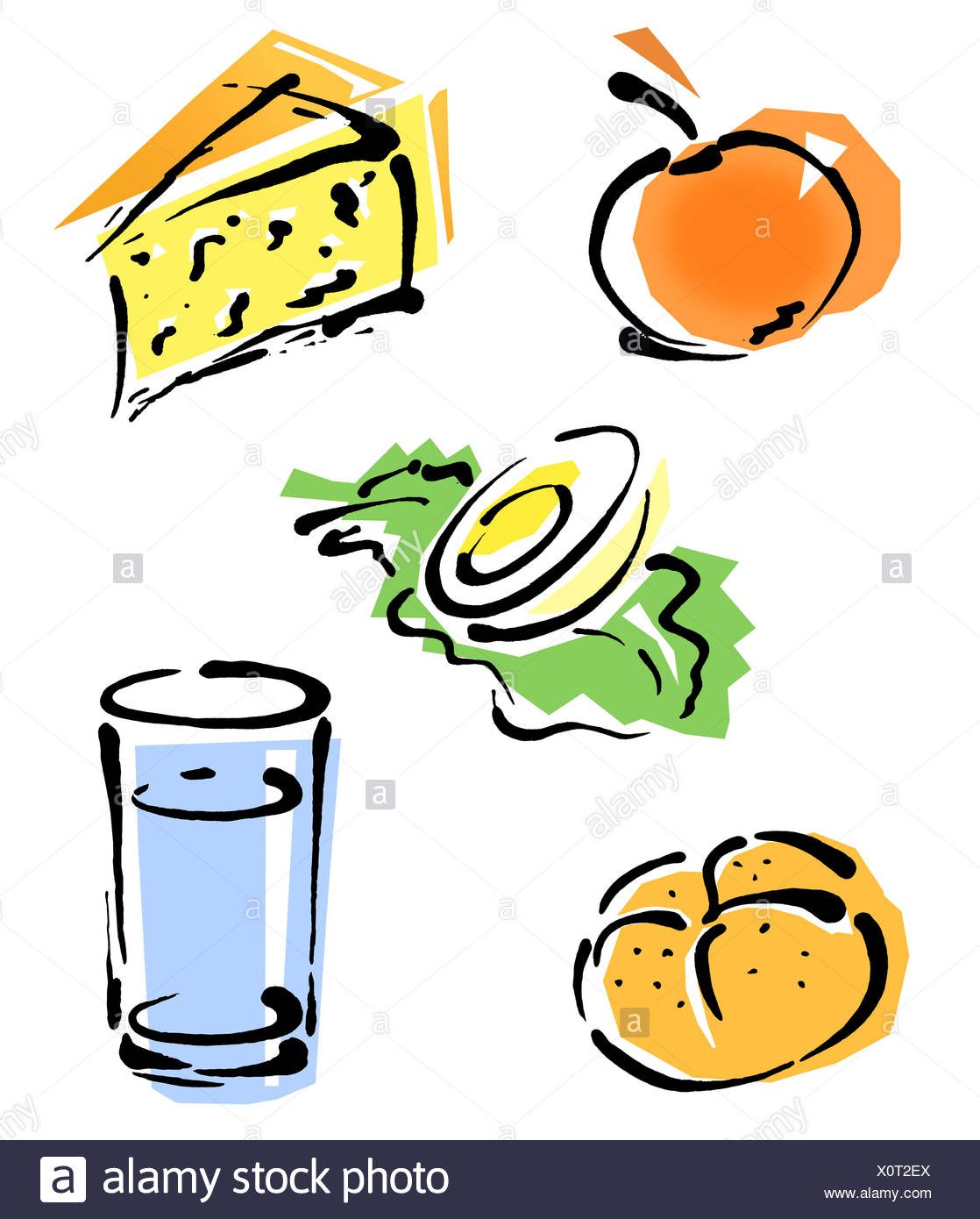 Food Drawings Stock Photos & Food Drawings Stock Images - Alamy