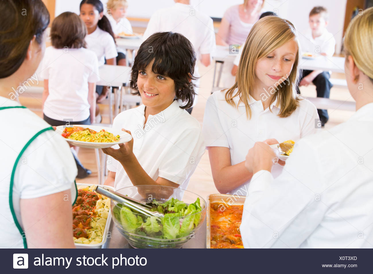 Students Cafeteria Lunch Stock Photos & Students Cafeteria Lunch Stock ...