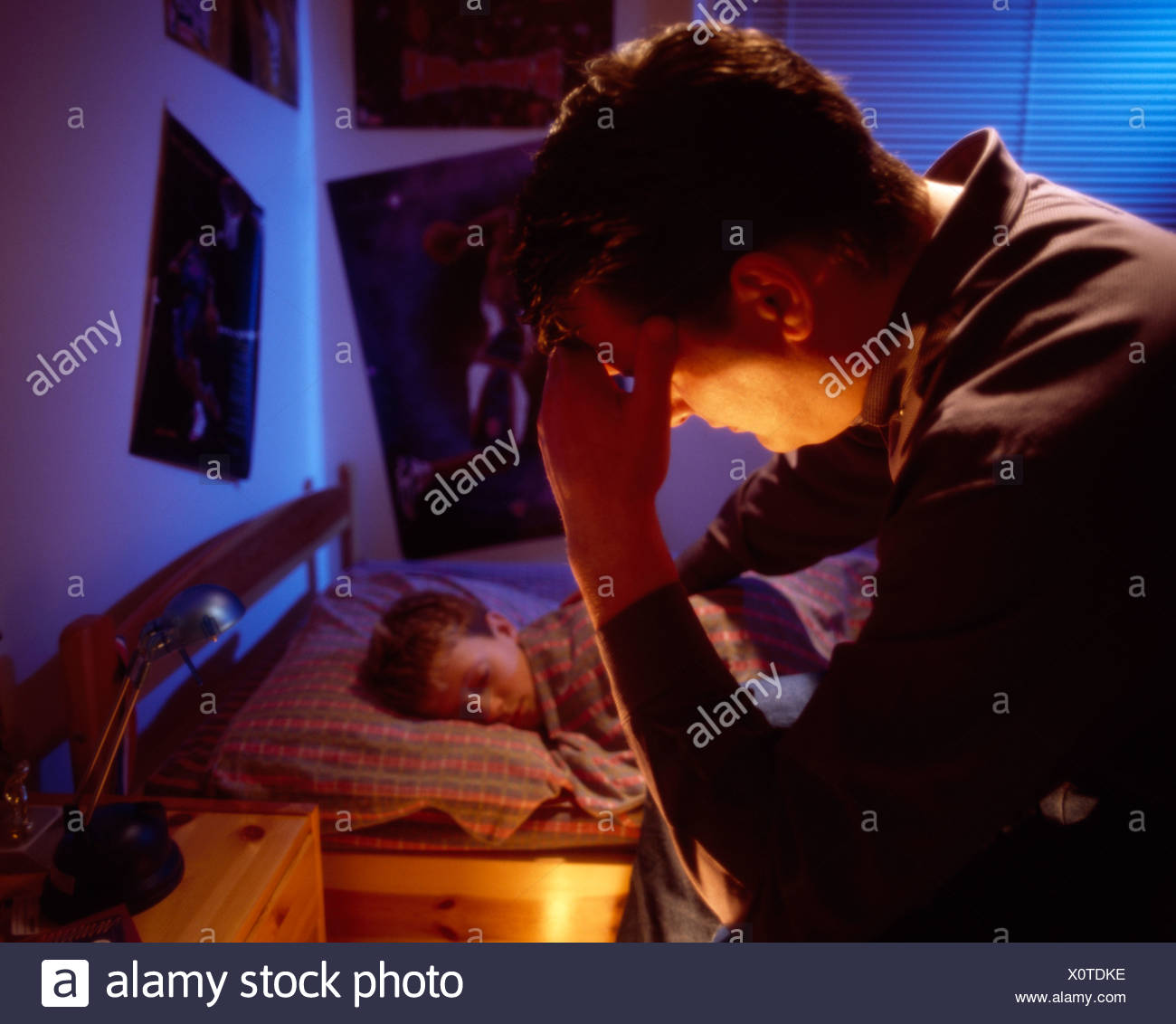 Concerned Father High Resolution Stock Photography and Images - Alamy