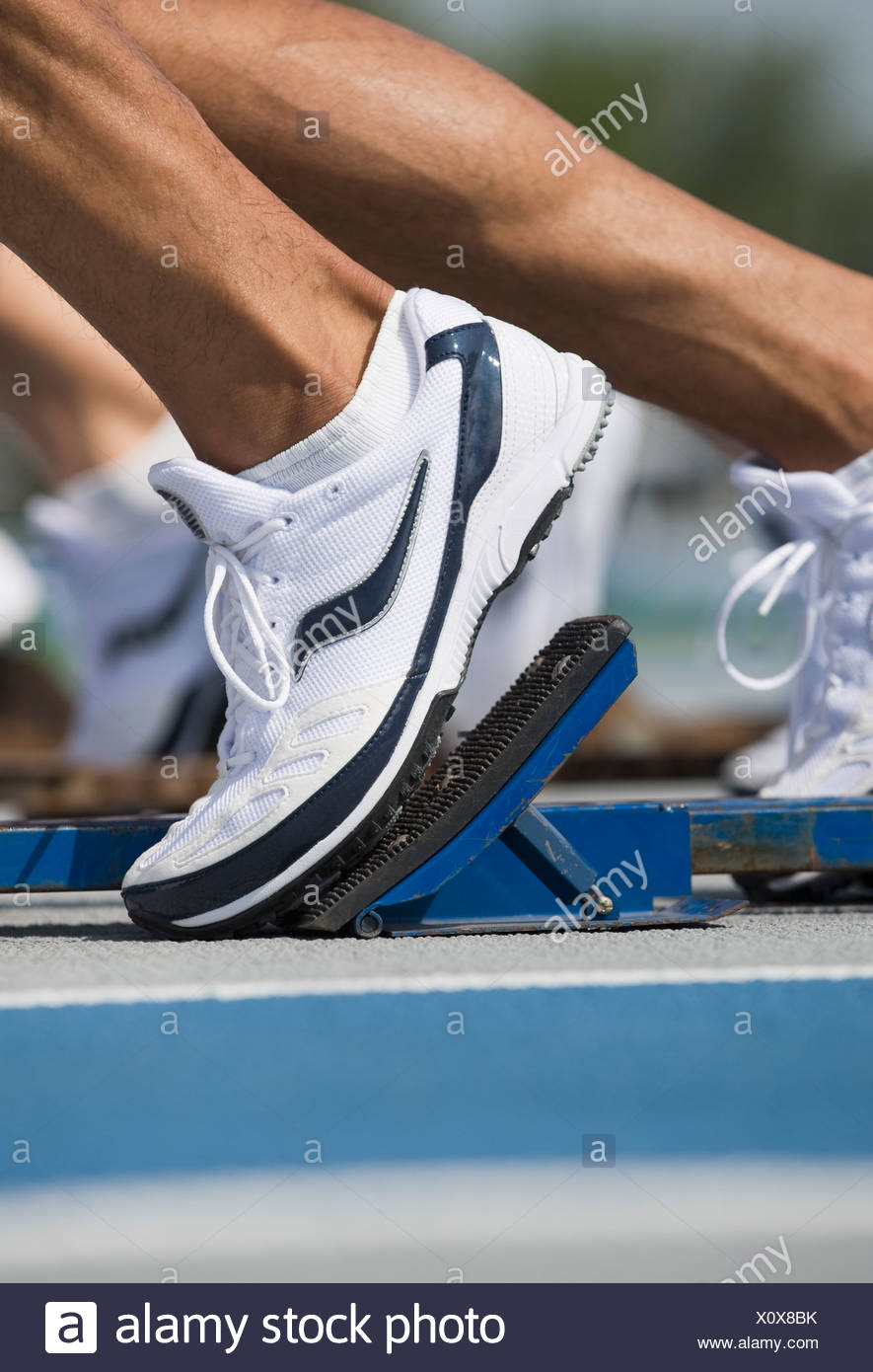 Runners Starting Block High Resolution Stock Photography and Images - Alamy