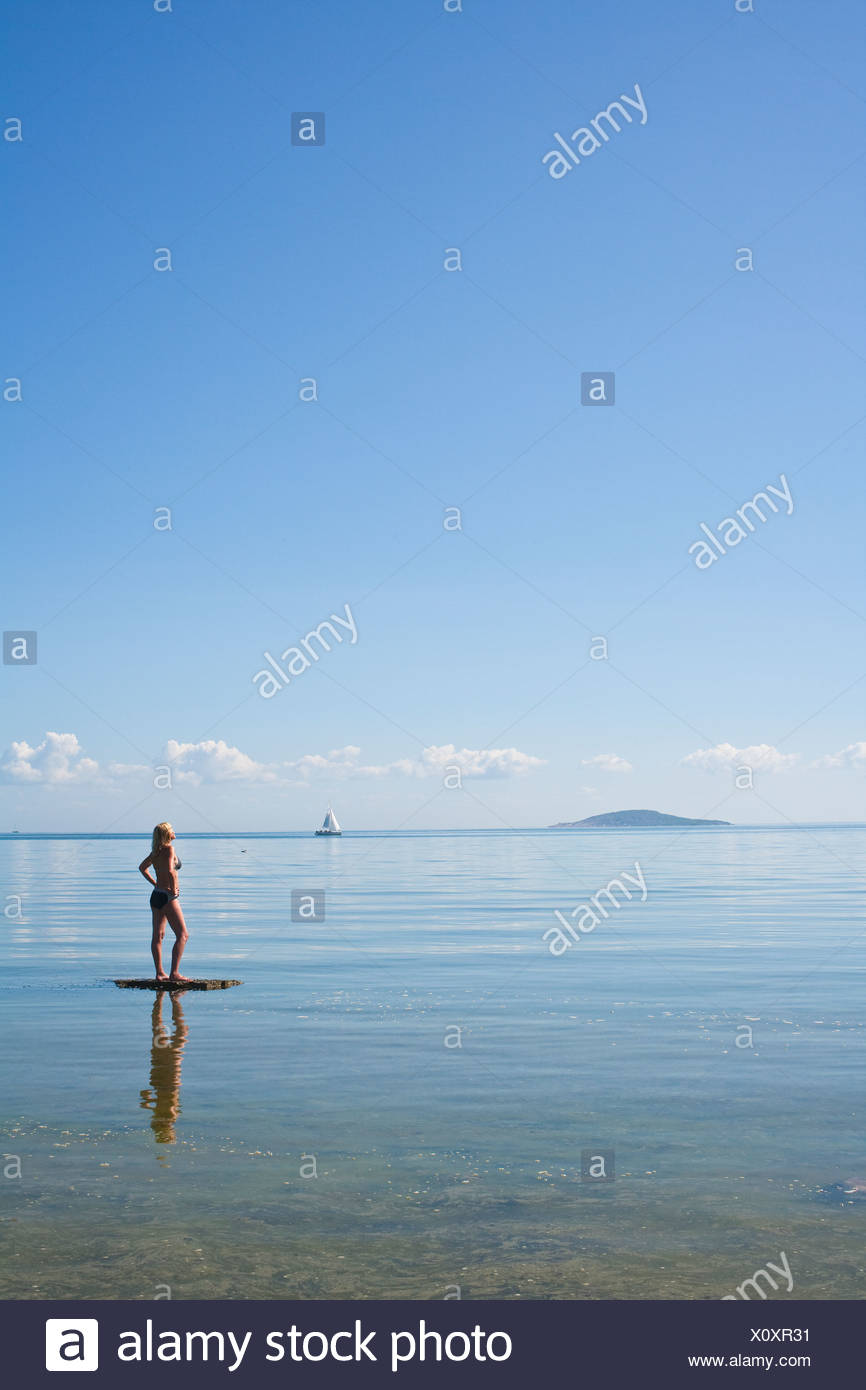 Mature Woman In Bikini High Resolution Stock Photography and Images - Alamy