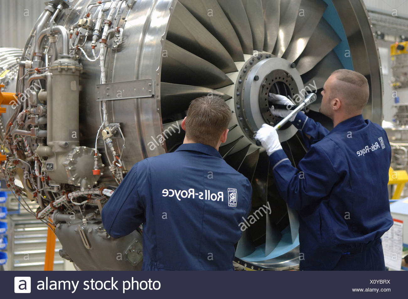 V2500 Engine Rolls Royce Dahlewitz Germany High Resolution Stock ...
