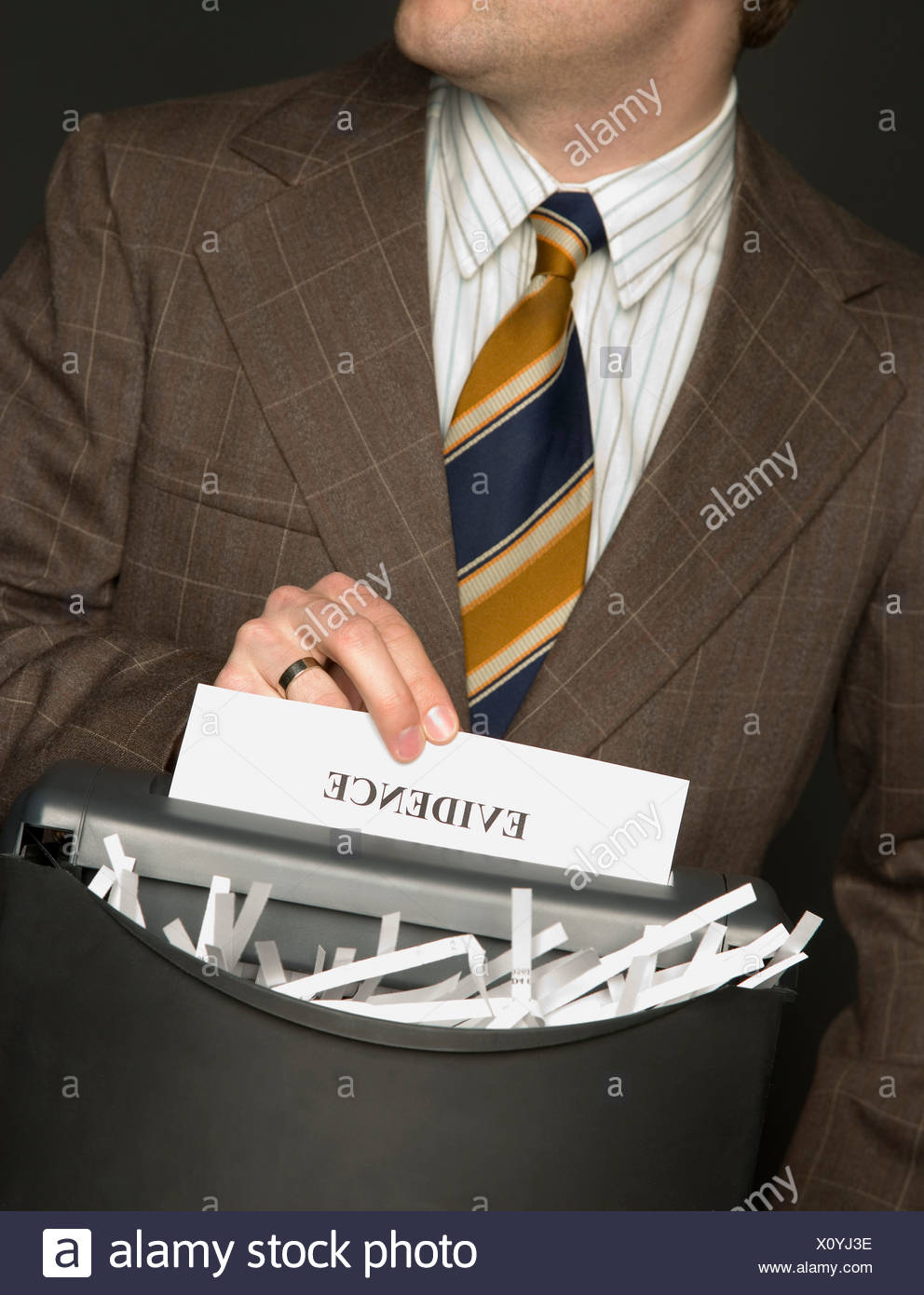 Paper Shredder Man High Resolution Stock Photography and Images - Alamy