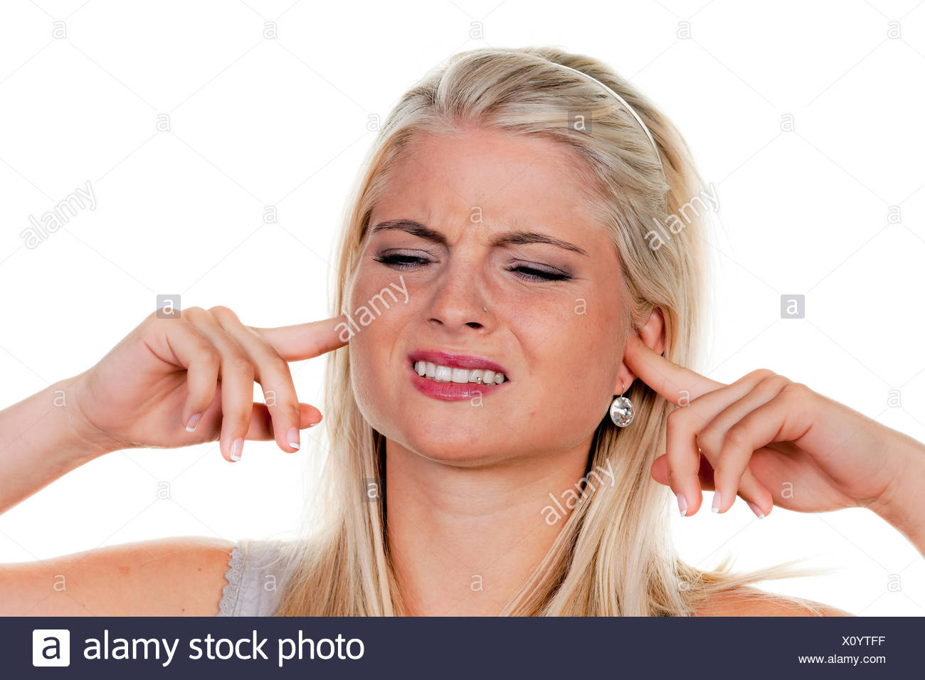 Keeping Ears Shut High Resolution Stock Photography and Images - Alamy