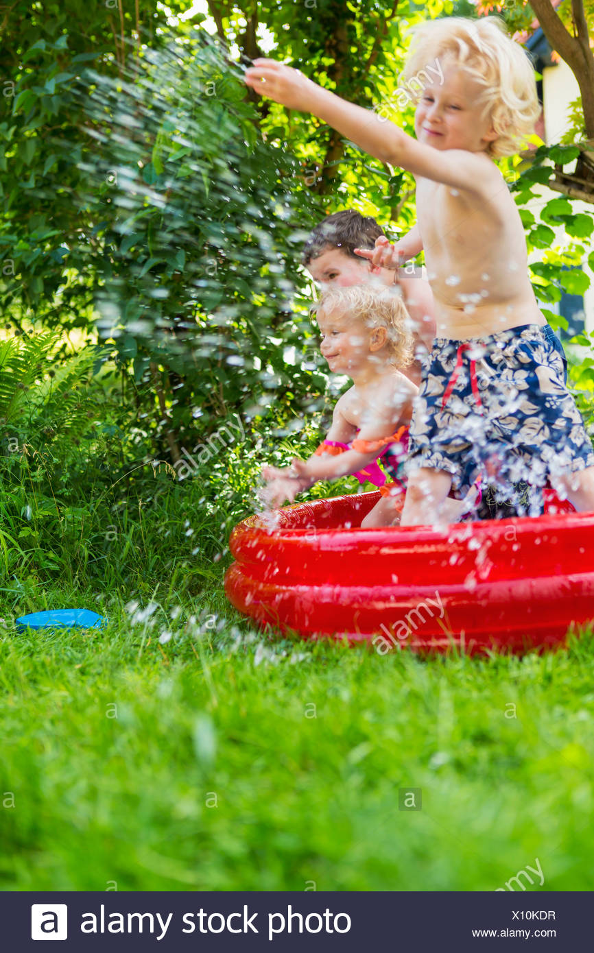 Boys Paddling High Resolution Stock Photography and Images - Alamy