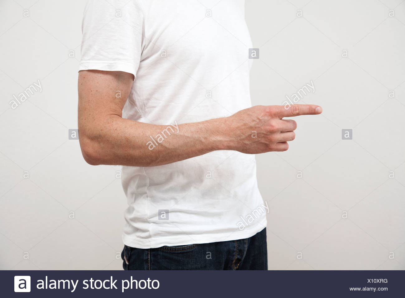 Finger Pointing Direction High Resolution Stock Photography and Images ...