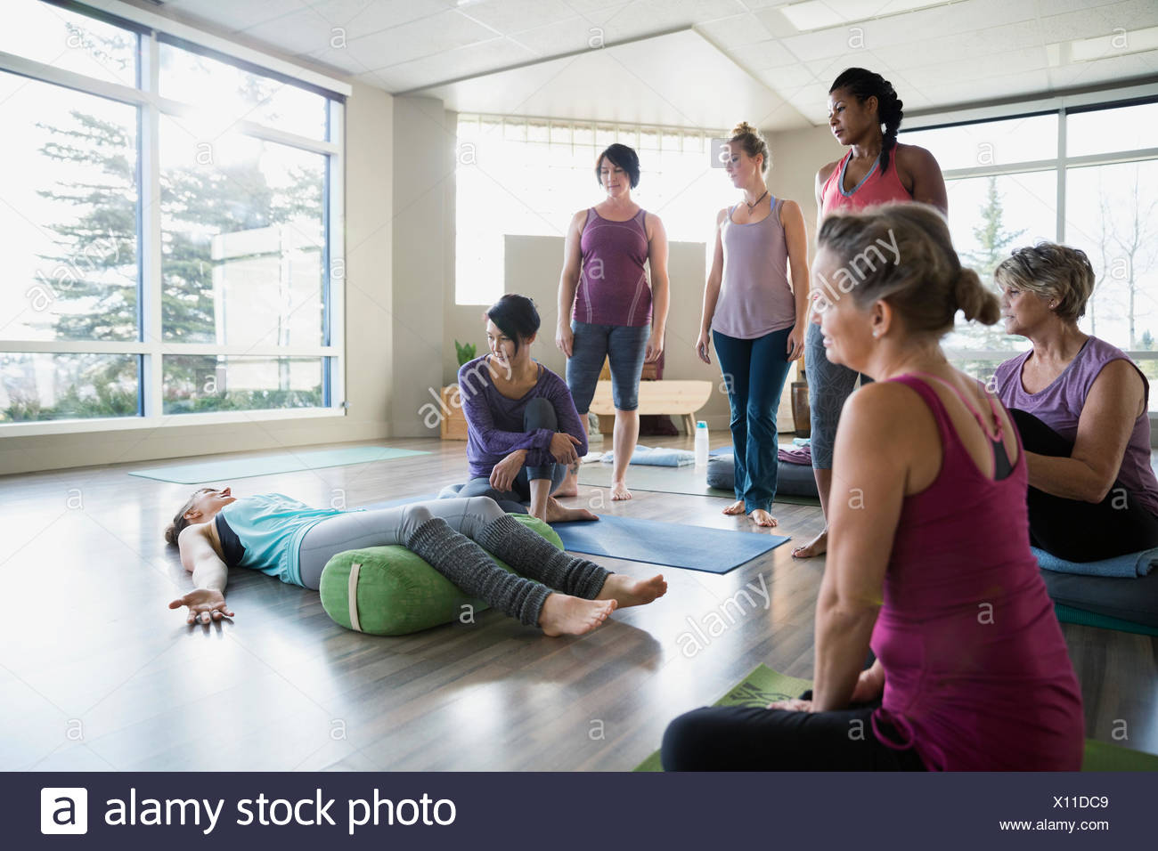 Restorative Yoga Stock Photos & Restorative Yoga Stock Images - Alamy