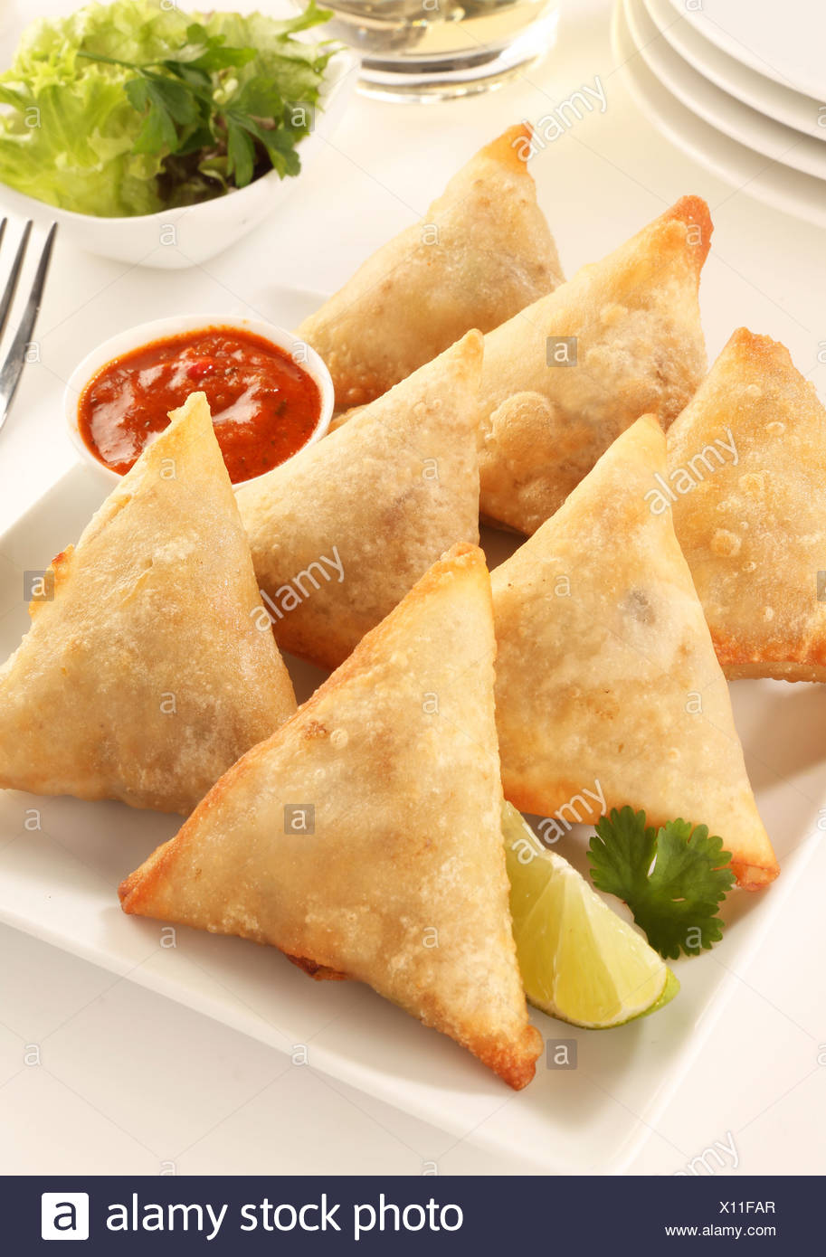 Asian Samosas High Resolution Stock Photography and Images - Alamy