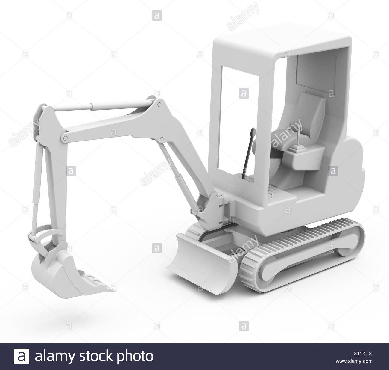 Excavator Black and White Stock Photos & Images - Alamy