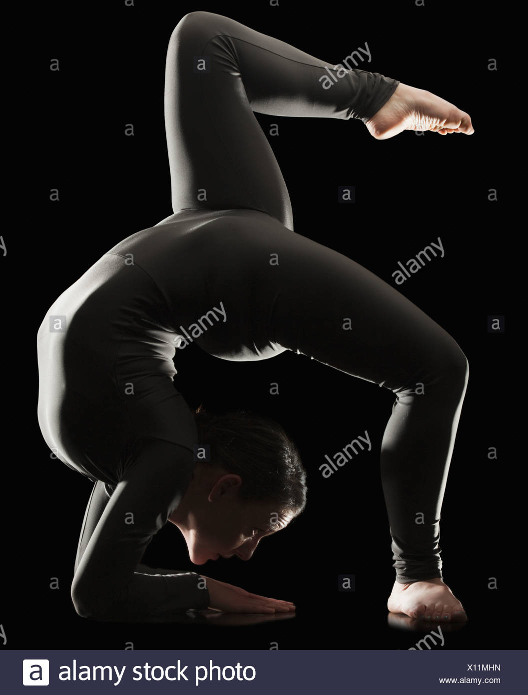 Bent Over Backwards High Resolution Stock Photography and Images - Alamy