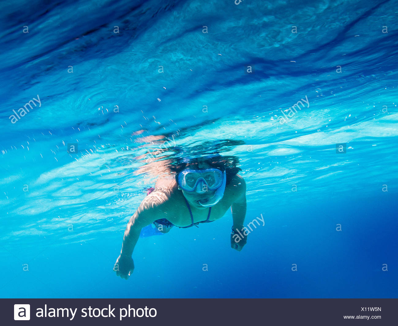 Woman Swimming In Water High Resolution Stock Photography and Images ...