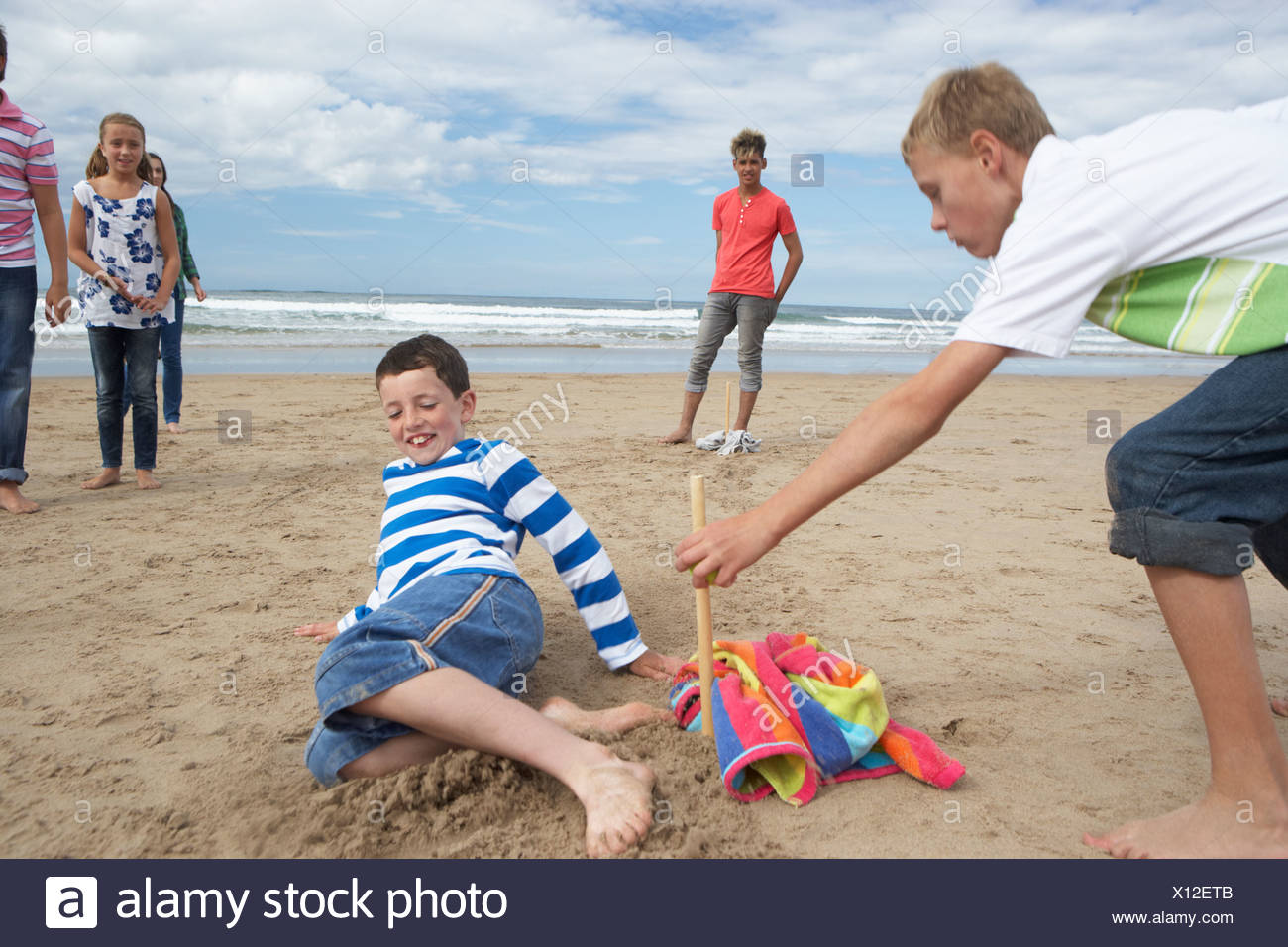 Girls And Boys Baseball High Resolution Stock Photography and Images ...