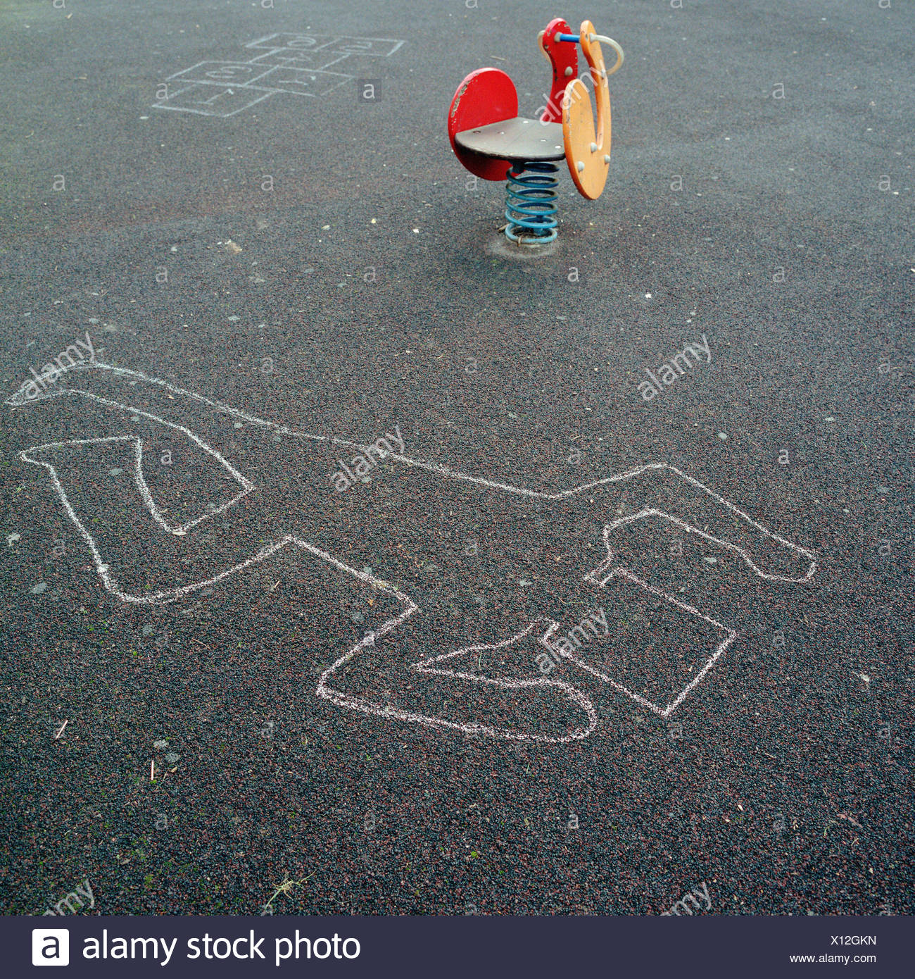 Chalk Outline Man High Resolution Stock Photography and Images - Alamy