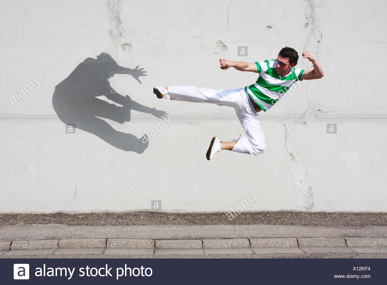Karate Shadow High Resolution Stock Photography and Images - Alamy