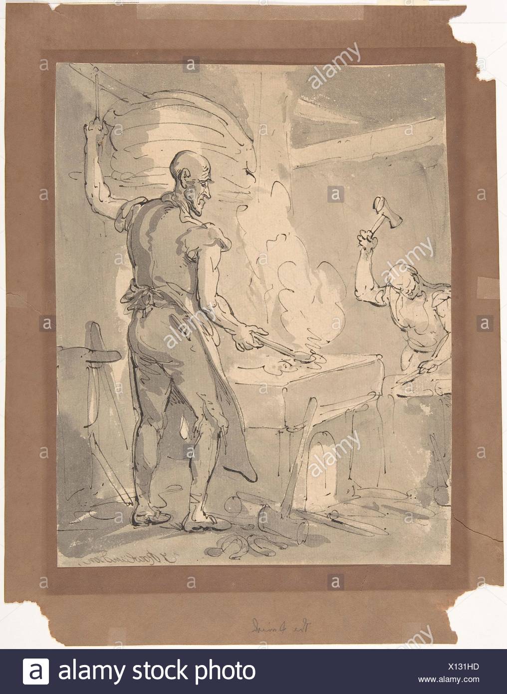 Blacksmith 1800s High Resolution Stock Photography and Images - Alamy