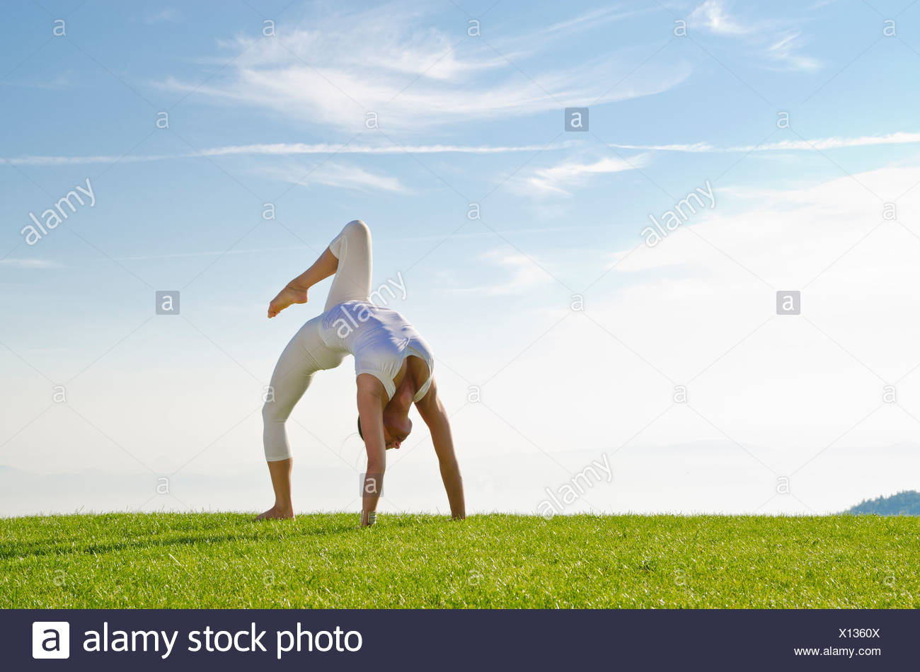 Full Wheel Pose High Resolution Stock Photography and Images - Alamy