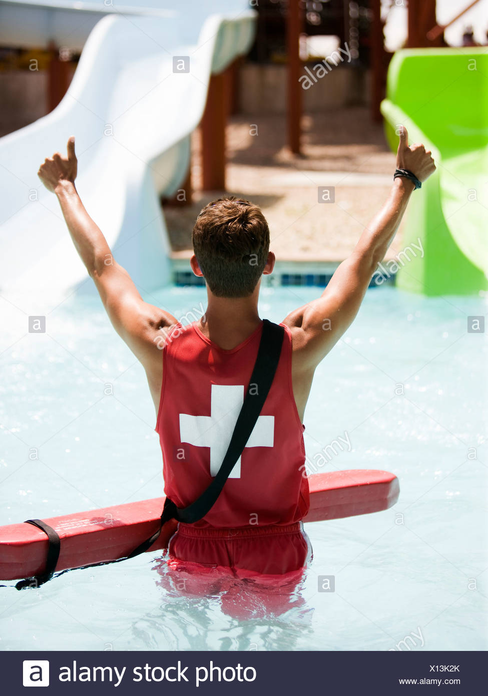 Lifeguard Waterpark High Resolution Stock Photography and Images - Alamy
