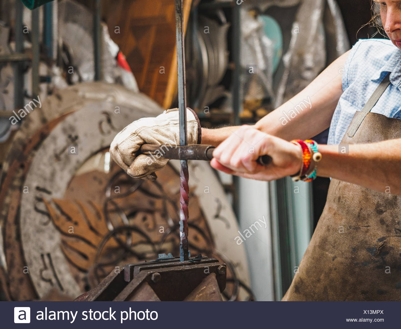 Female Blacksmith High Resolution Stock Photography and Images - Alamy