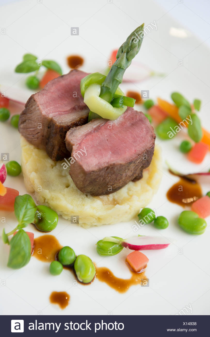 Pork Tenderloin Fine Dining High Resolution Stock Photography and ...
