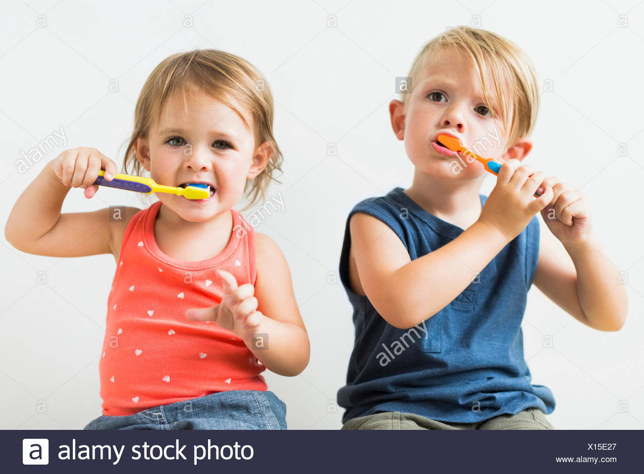 Children Brushing Teeth High Resolution Stock Photography and Images ...