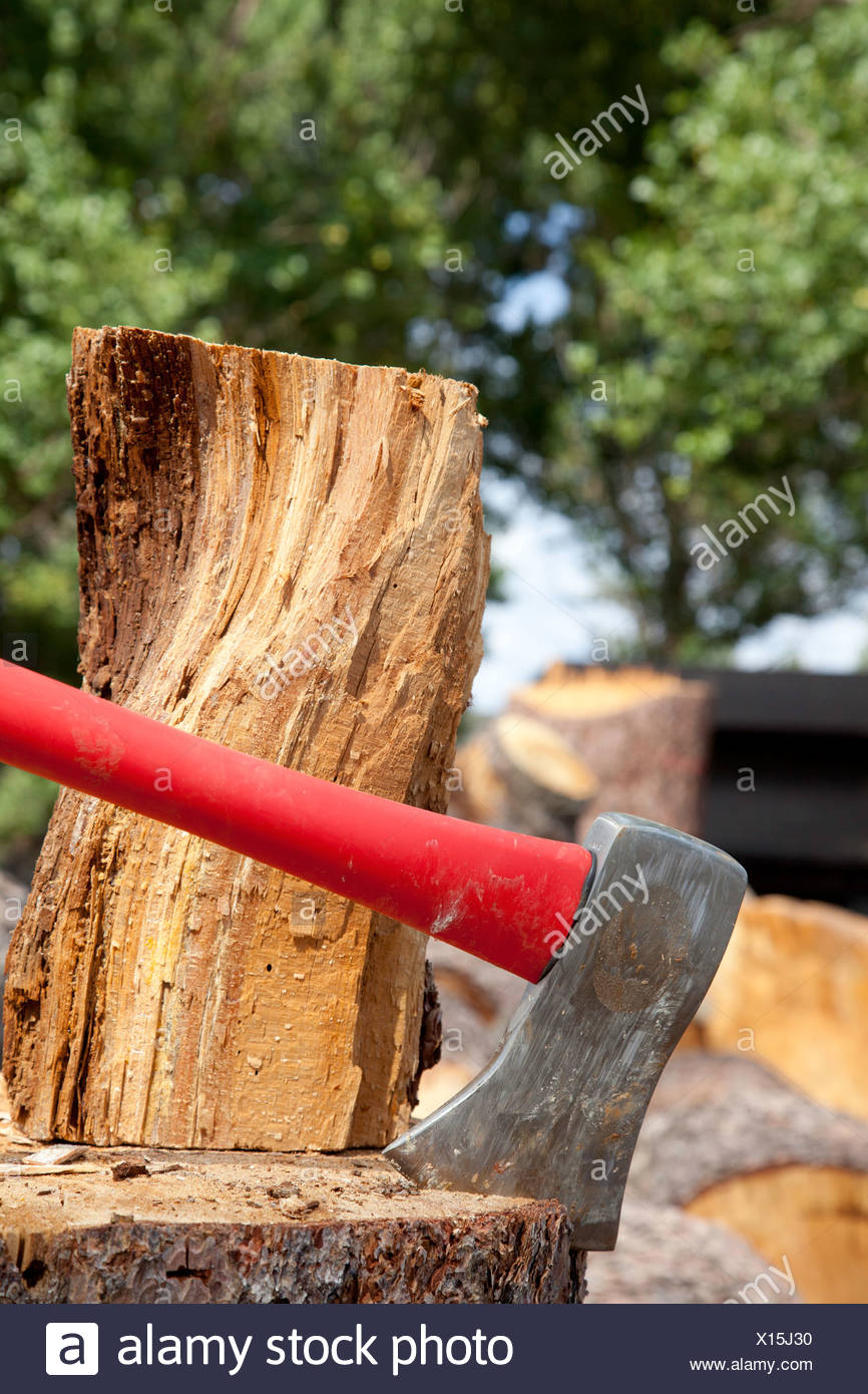 Tree Cutting Axe High Resolution Stock Photography and Images - Alamy