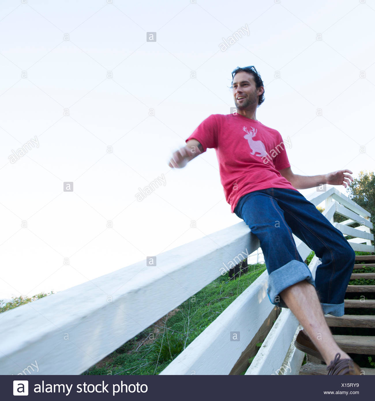 Sliding Down Railing Stock Photos & Sliding Down Railing Stock Images ...