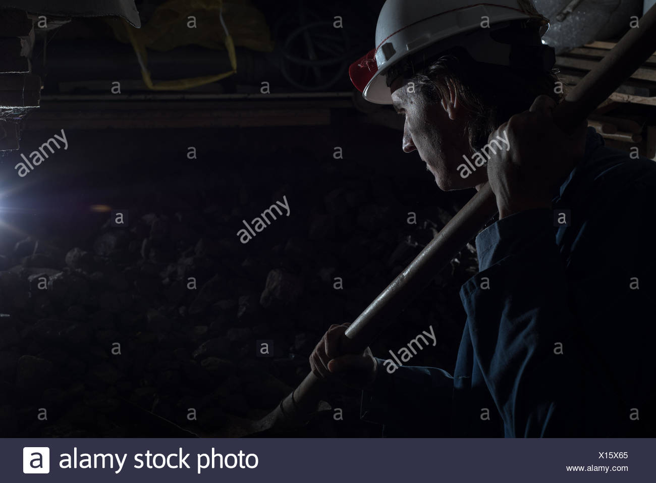 Miner With Coal High Resolution Stock Photography and Images - Alamy