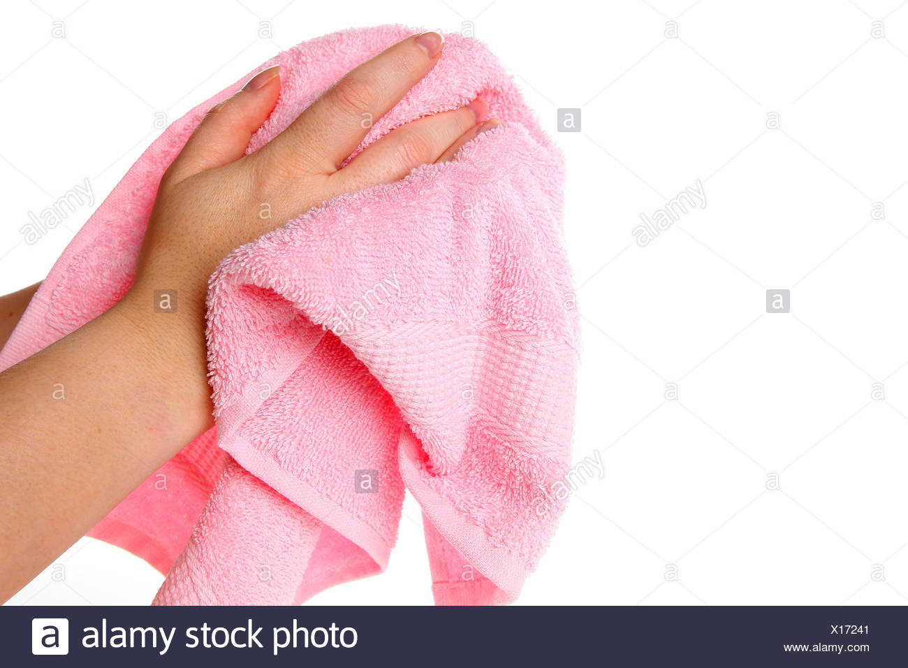 Dry Hands With Towel High Resolution Stock Photography and Images - Alamy