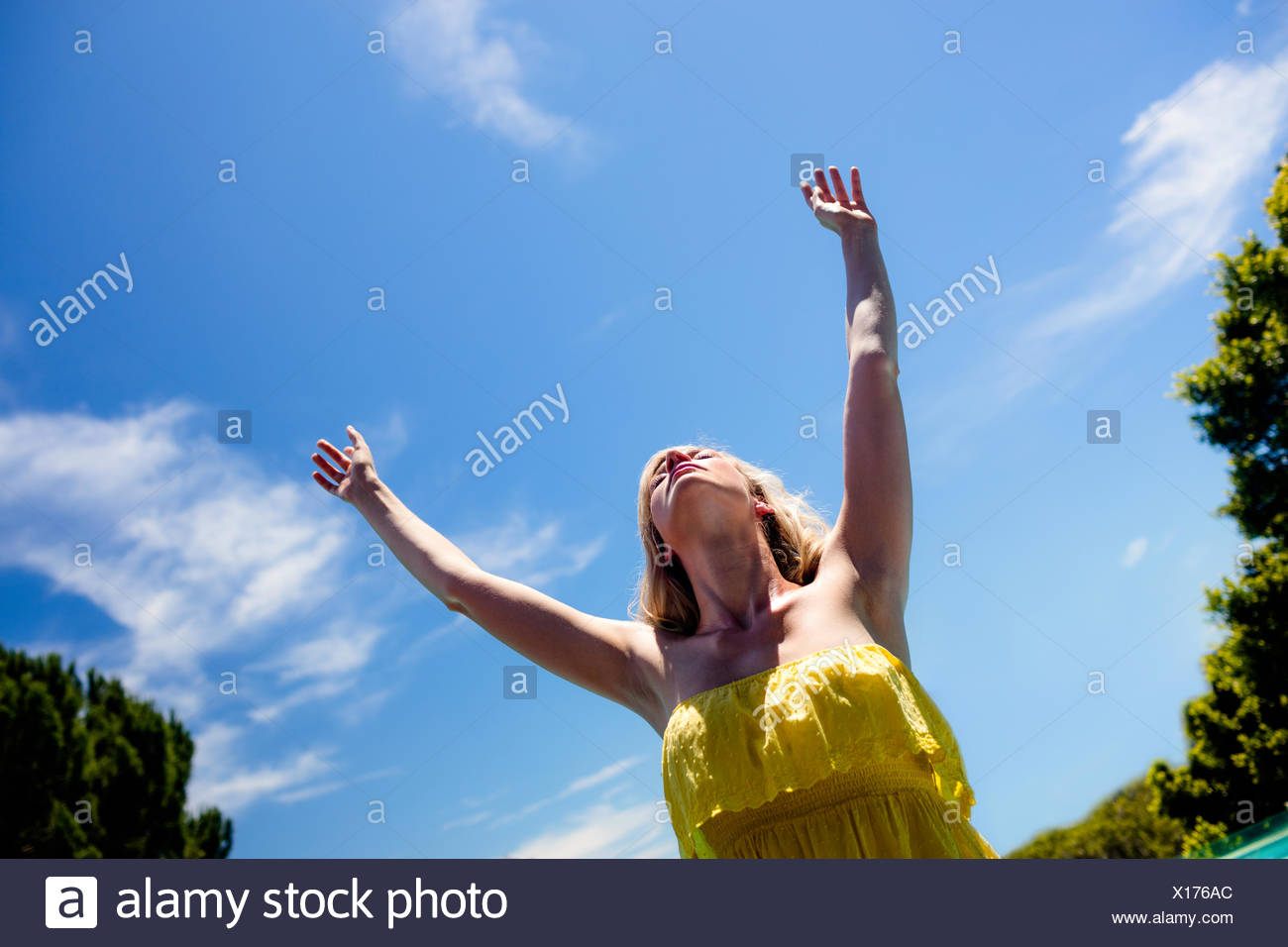 Woman Taking A Sunbath Stock Photos & Woman Taking A Sunbath Stock ...