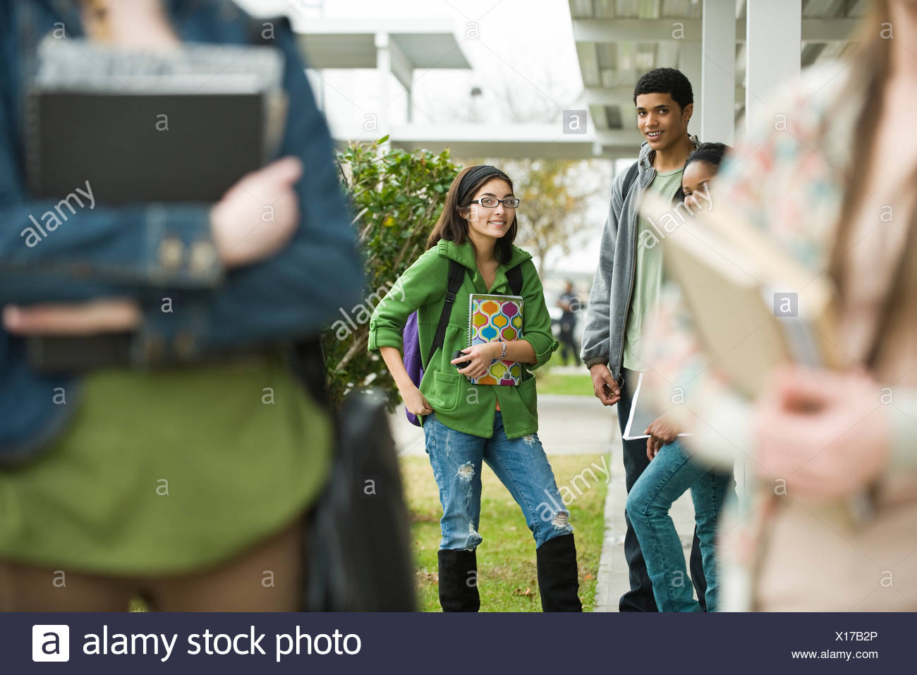 Teen Students School Campus High Resolution Stock Photography and ...