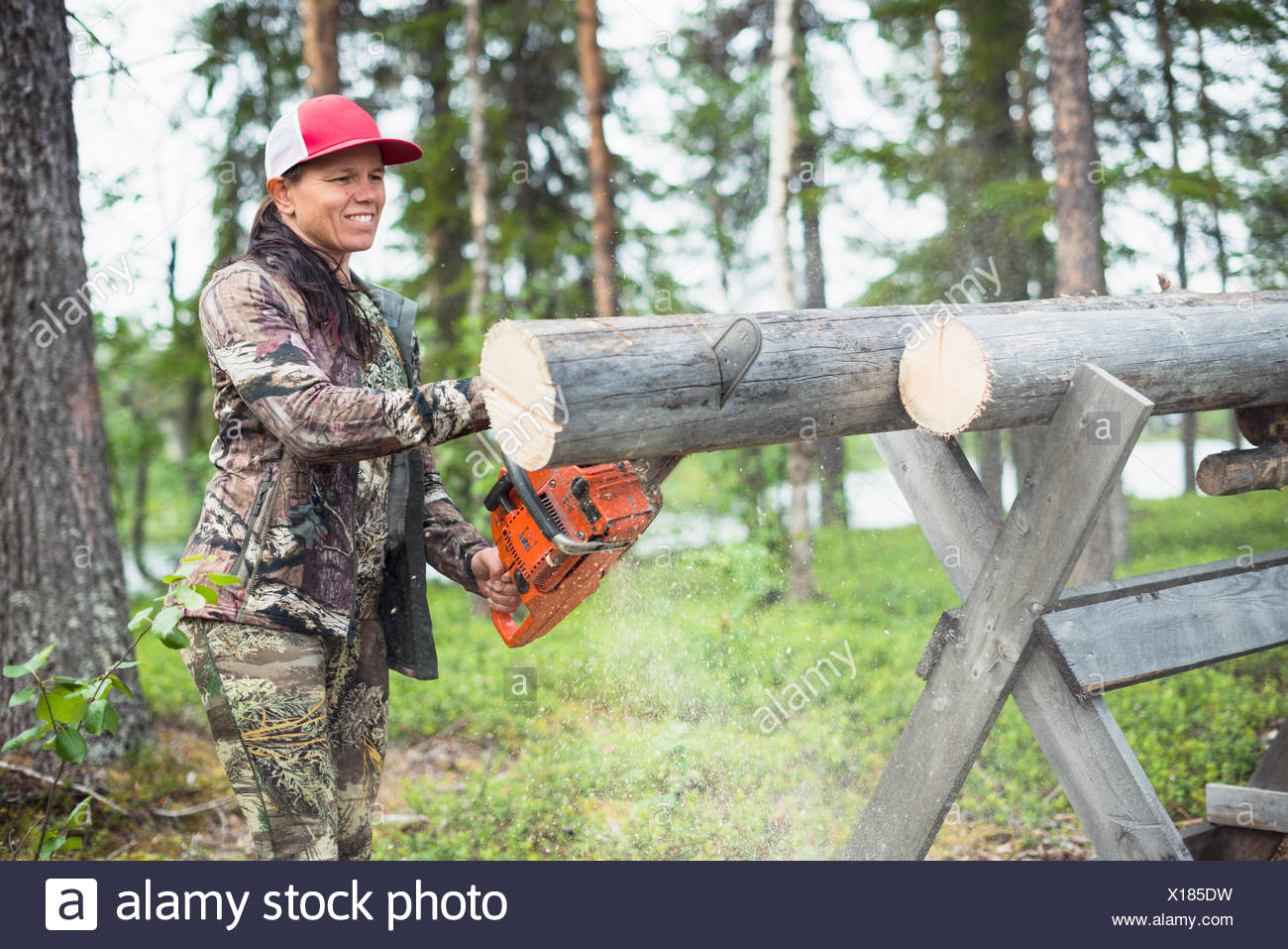 Chainsaw Women Stock Photos & Chainsaw Women Stock Images - Alamy